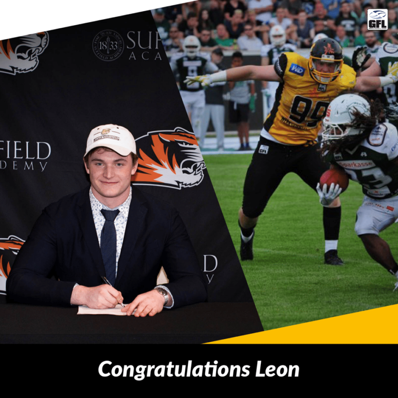 D-Liner Leon Schmid ein Bulldog – Munich Cowboys